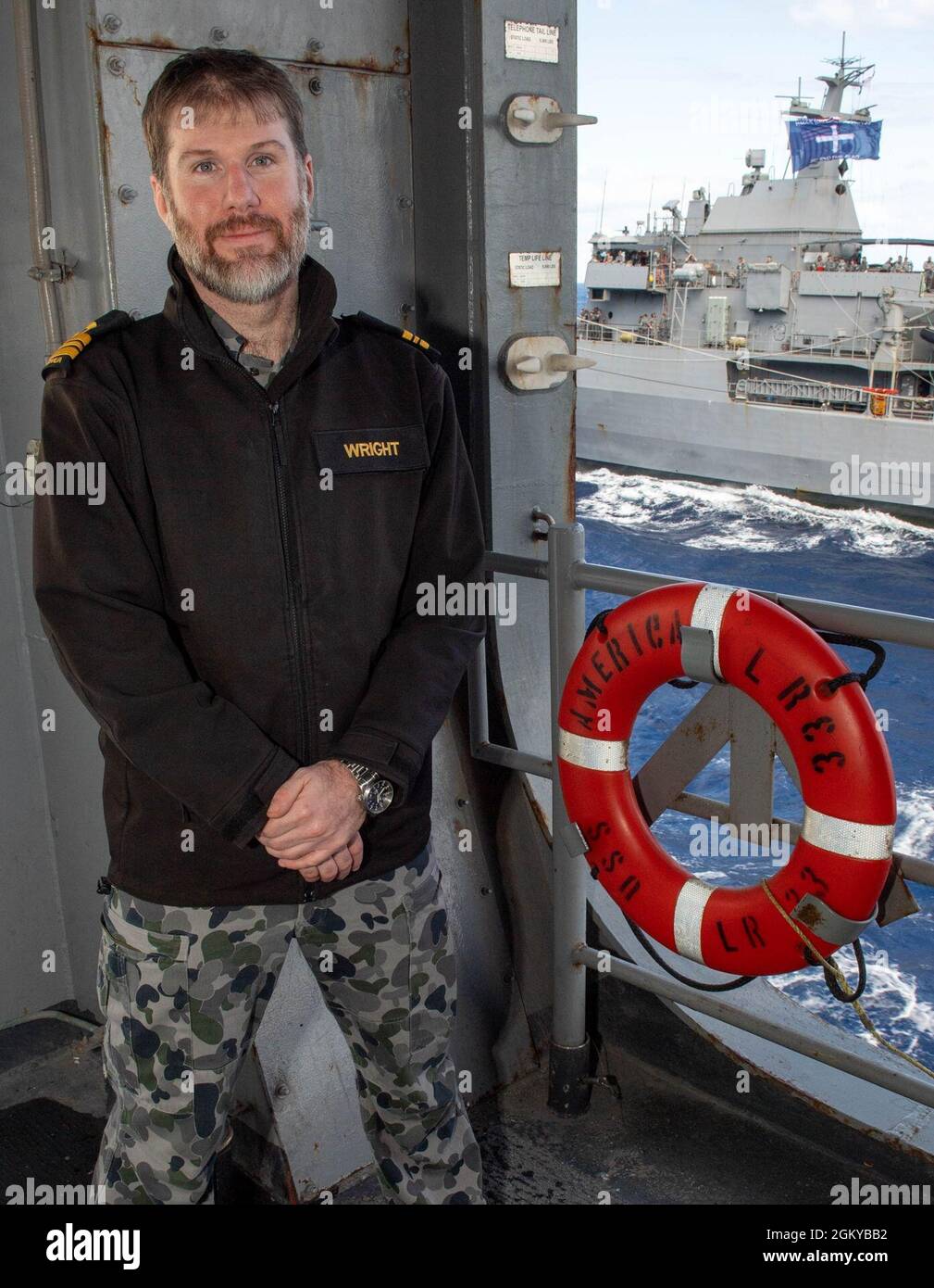 CORAL SEA (July 27, 2021) Royal Australian Navy officer Lieutenant ...