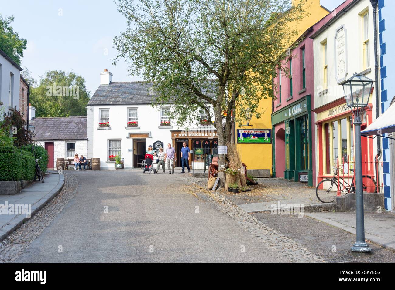 Village Street at Bunratty Folk Park, Bunratty, County Clare, Republic ...