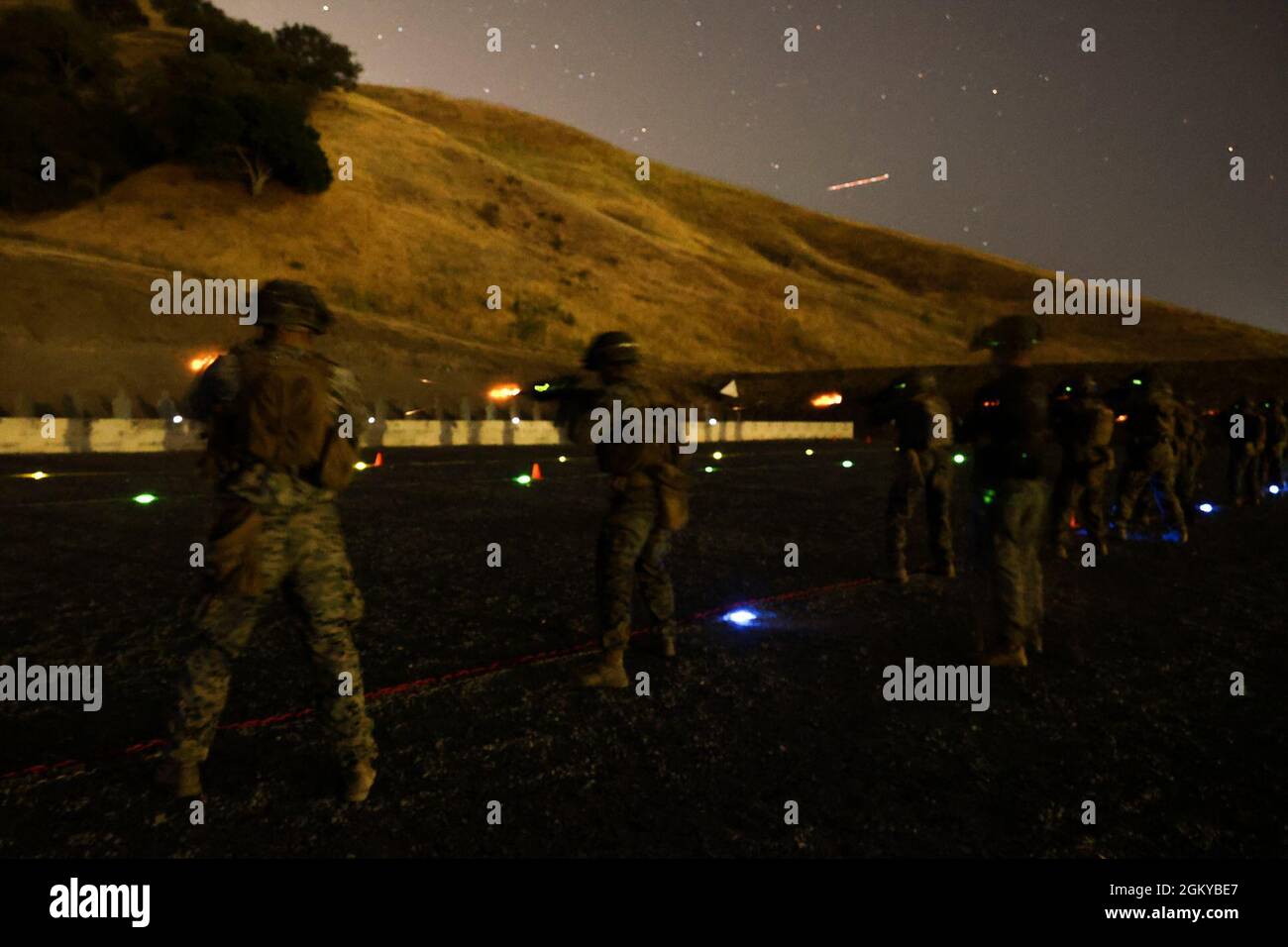 U.S. Marines with 1st Battalion, 5th Marines, 1st Marine Division, use ...