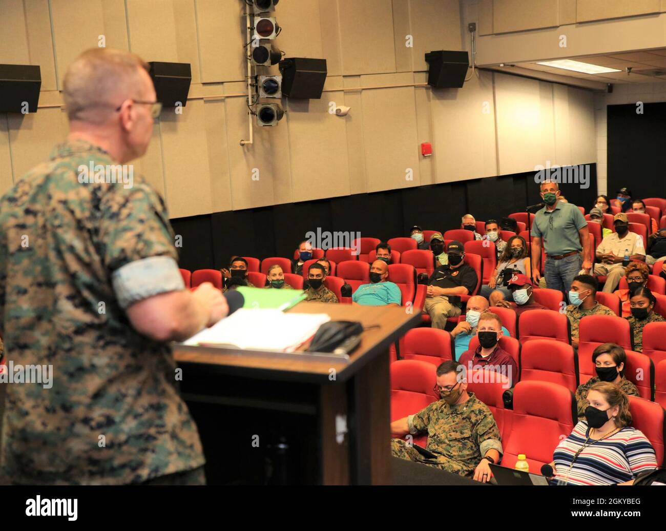 U.S. Marine Corps Maj. Gen. Joseph Shrader, commanding general, Marine ...
