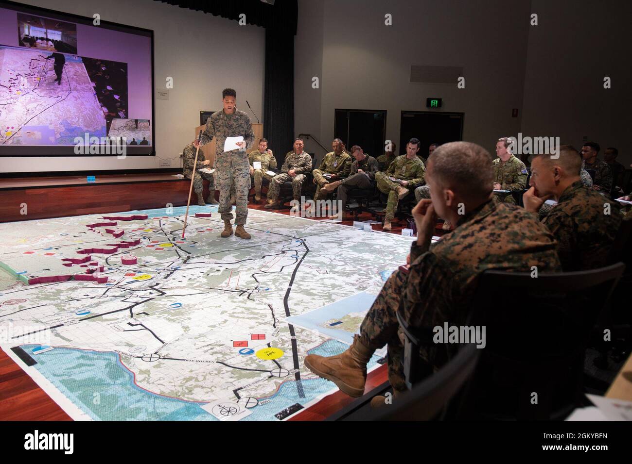 U.S. Marine Corps Capt. Owen Tucker, an intelligence officer with ...