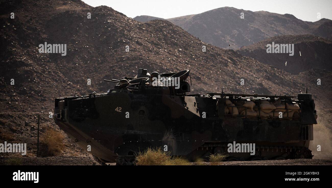 U.S. Marines with 4th Assault Amphibian Battalion, 4th Marine Division ...