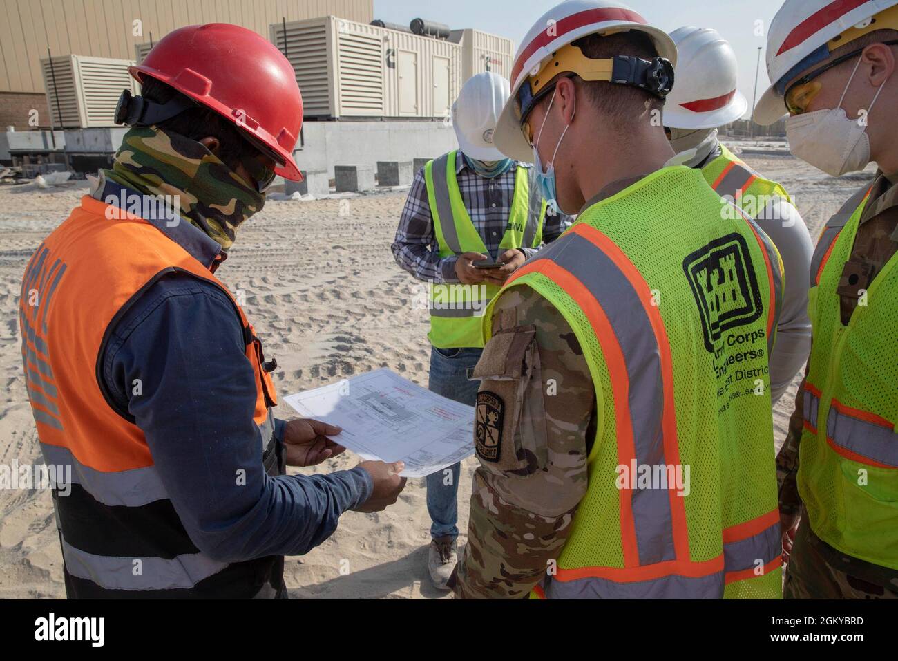A contractor hired by the U.S. Army Corps of Engineers, Middle East ...