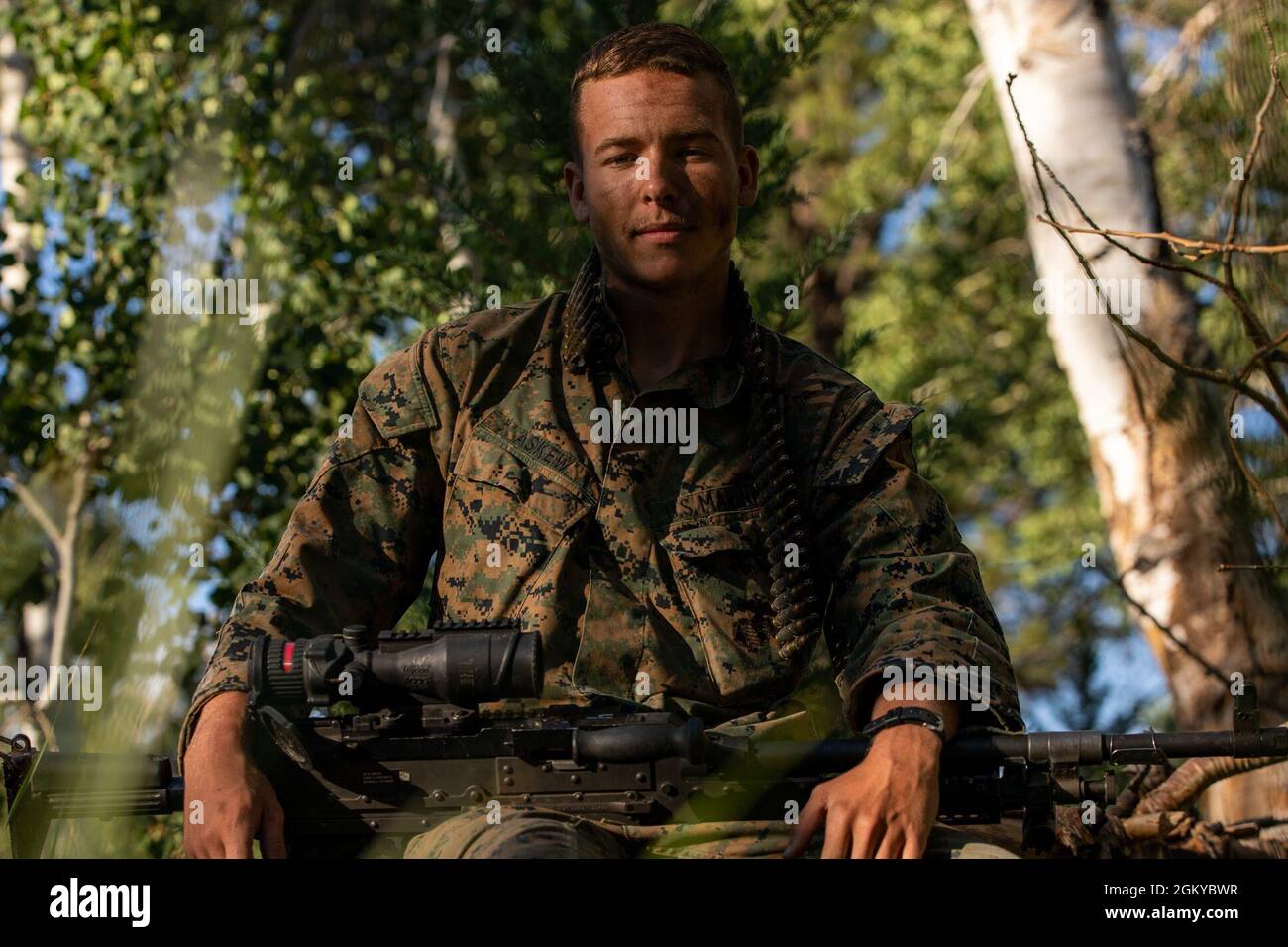 Lance Cpl. Andrew Askew, a combat engineer with 4th Combat Engineer ...