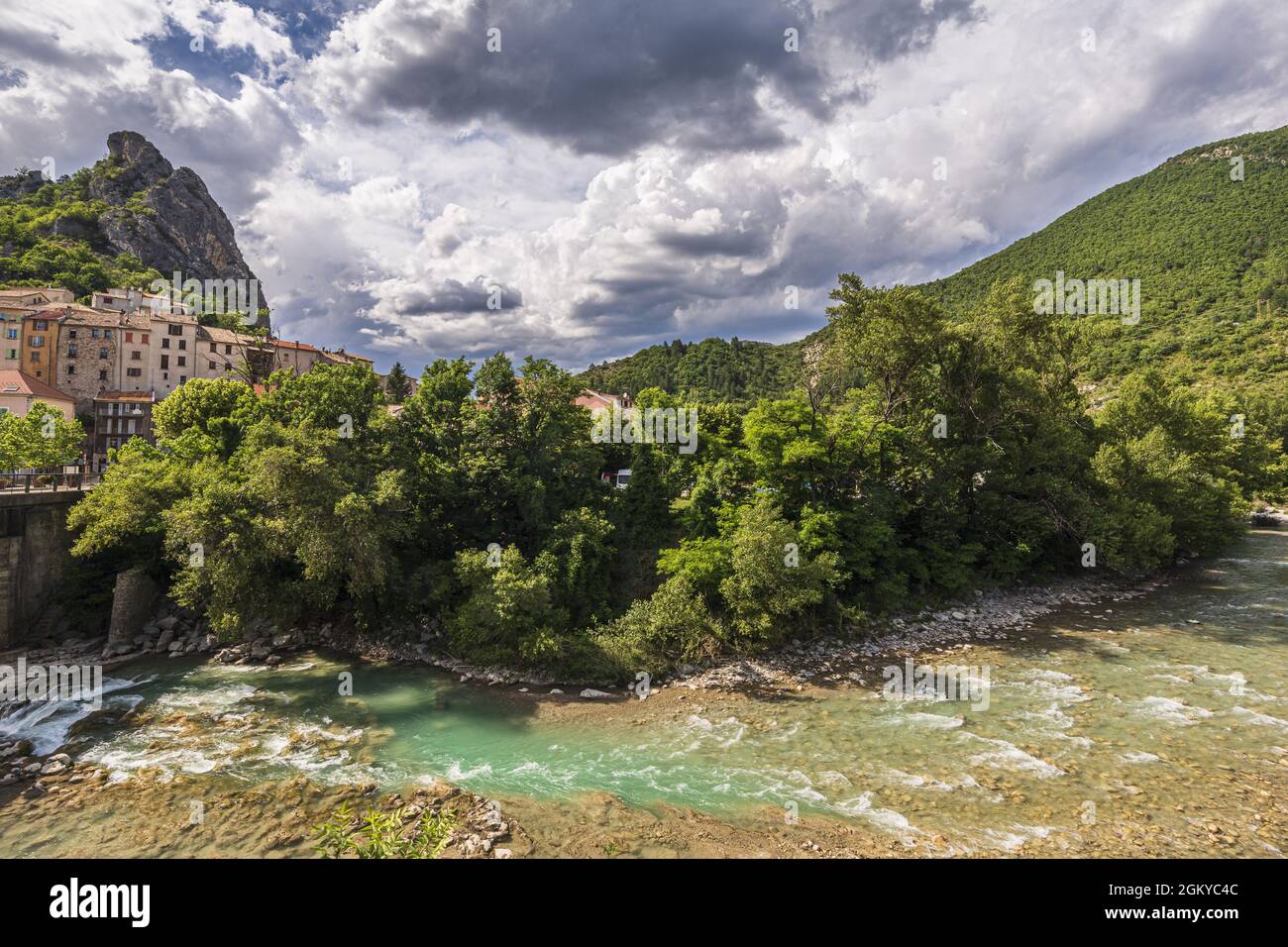 Beautiful view of the City of Serres in France Stock Photo - Alamy