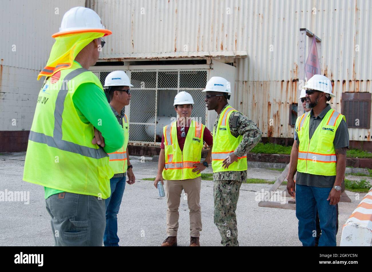 SANTA RITA, Guam (July 27, 2021) -- Capt. Milton Washington, Naval ...