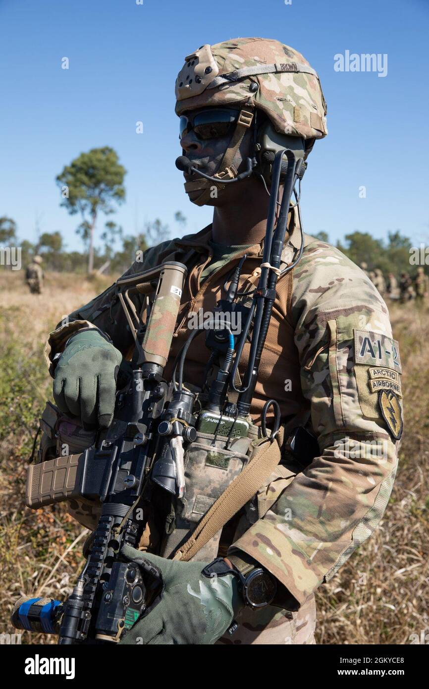 U.S. Army Sgt. Joshua Brown, an infantryman and squad leader with 3rd ...