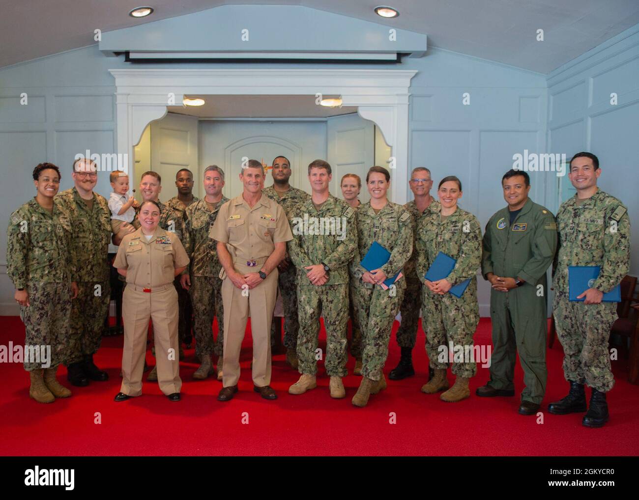 NORFOLK, Va. (July 28, 2021) Vice Adm. Andrew Lewis poses for a photo ...