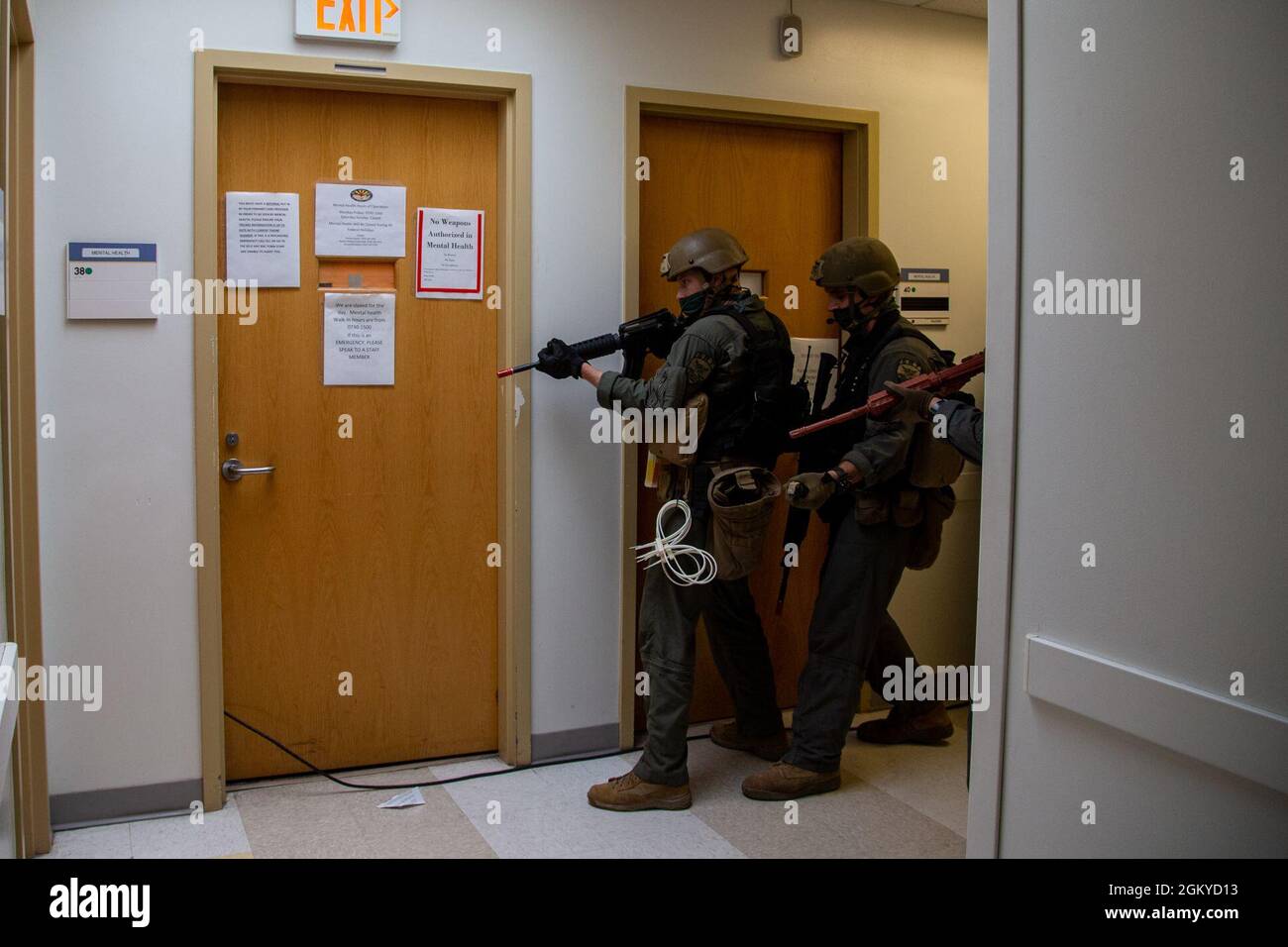 U.S. Marines Corp Special Reaction Team with the Provost Marshal Office ...