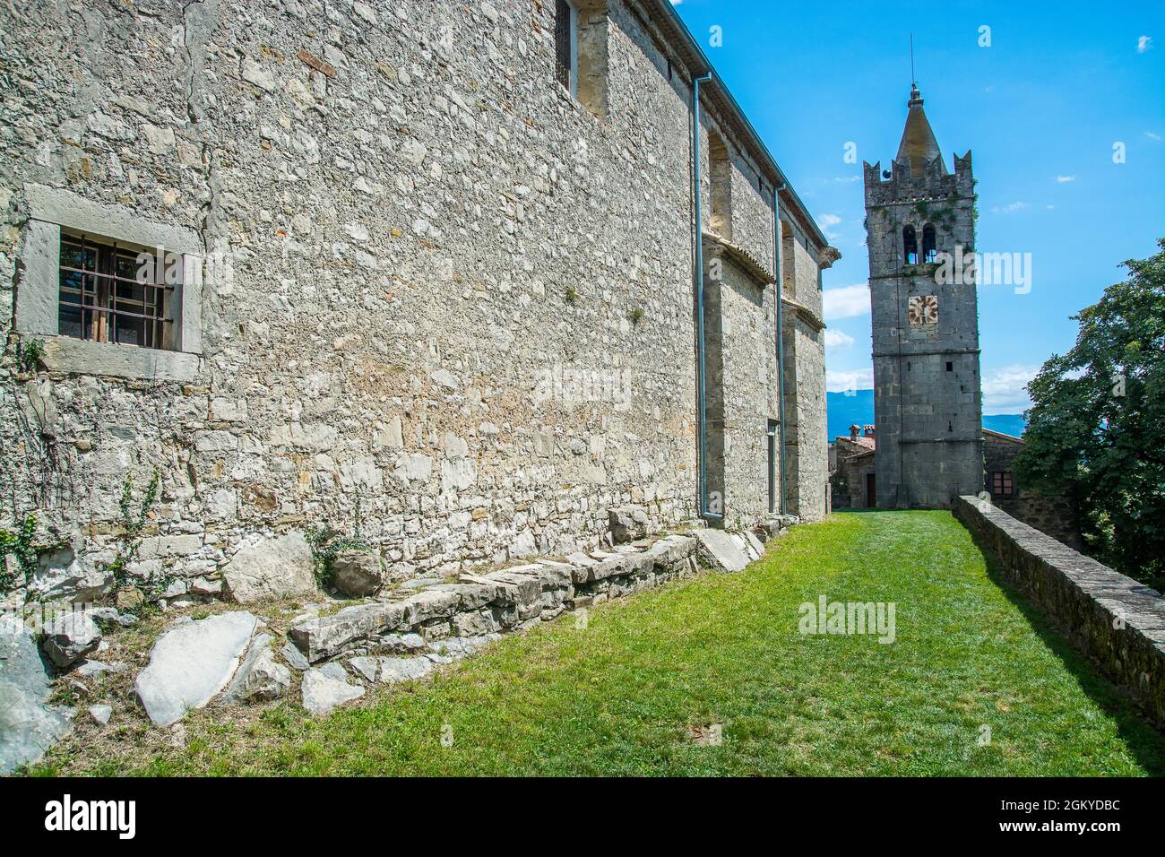 The smallest city in the world, Hum, Croatia Stock Photo - Alamy