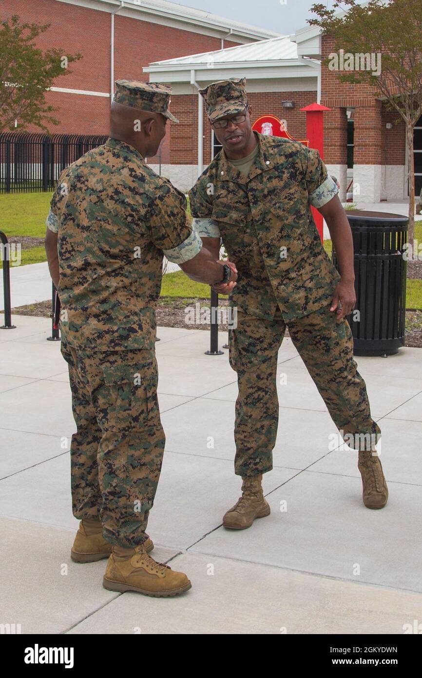 U.S. Marine Corps Brig. Gen. Anthony Henderson, deputy commanding ...