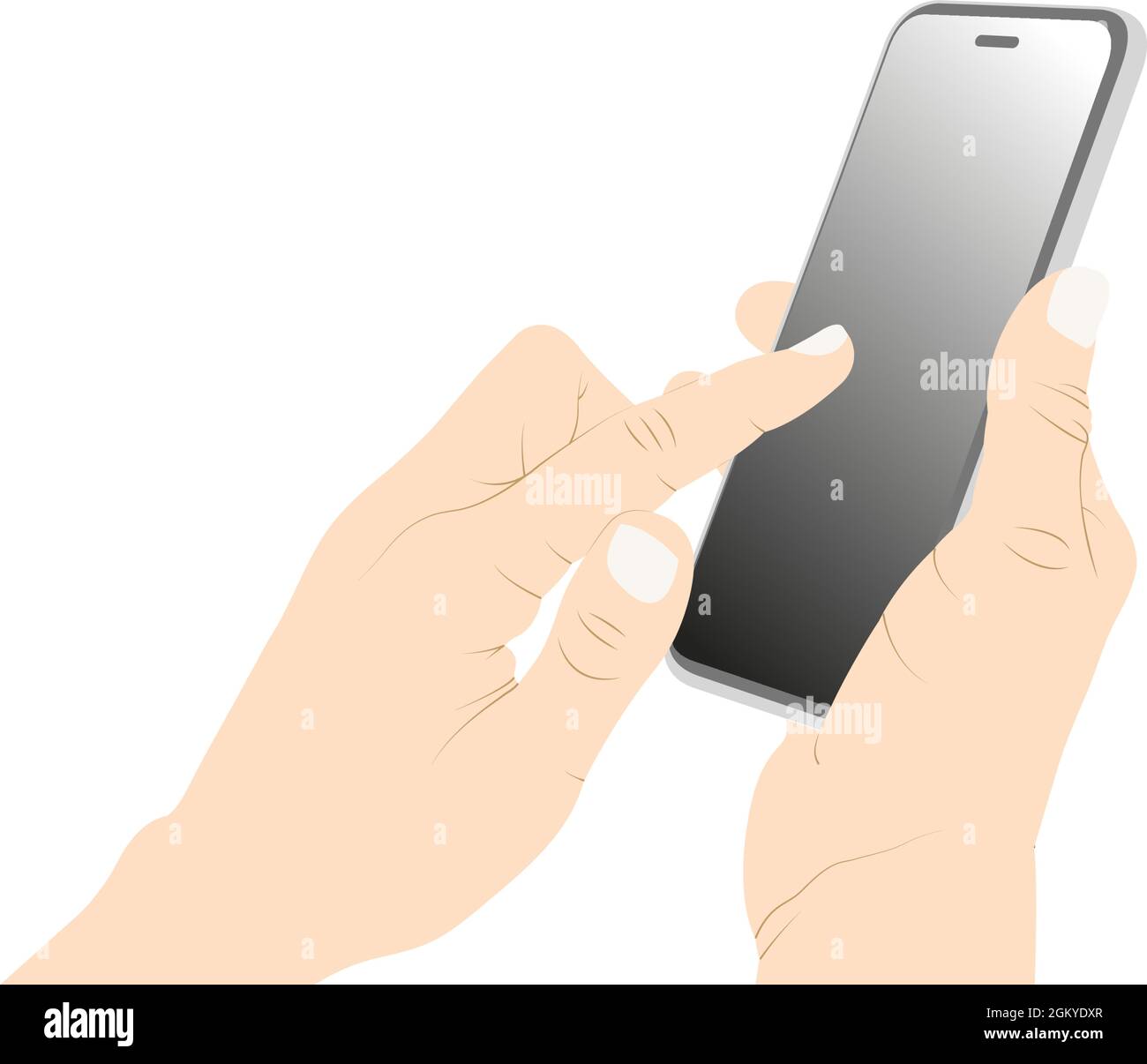 WHEN TOUCHING THE PHONE SCREEN, ACTIVATE, TOUCH, VECTOR STOCK Stock ...