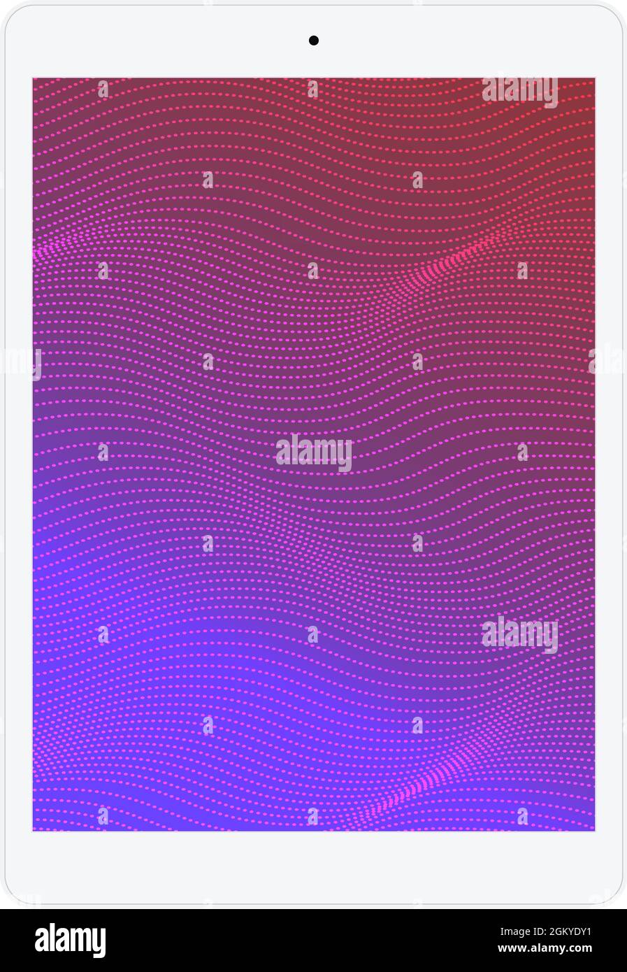 Tablet screen view Stock Vector Images - Alamy