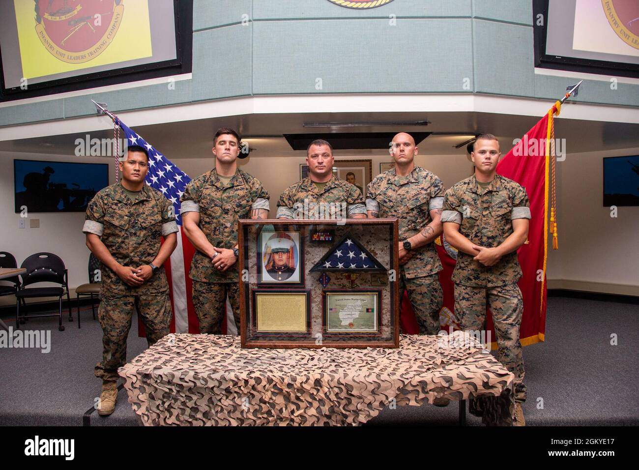 Instructors with the Advanced Machine Gun Course 4-21, Infantry Unit ...
