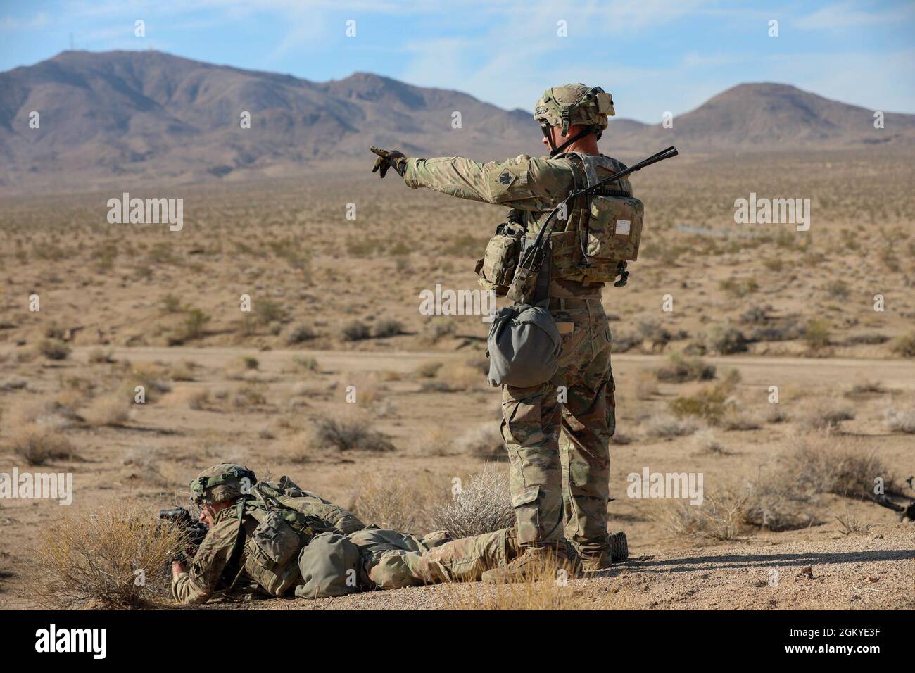 Soldiers with the 45th Infantry Brigade Combat Team, Oklahoma Army ...