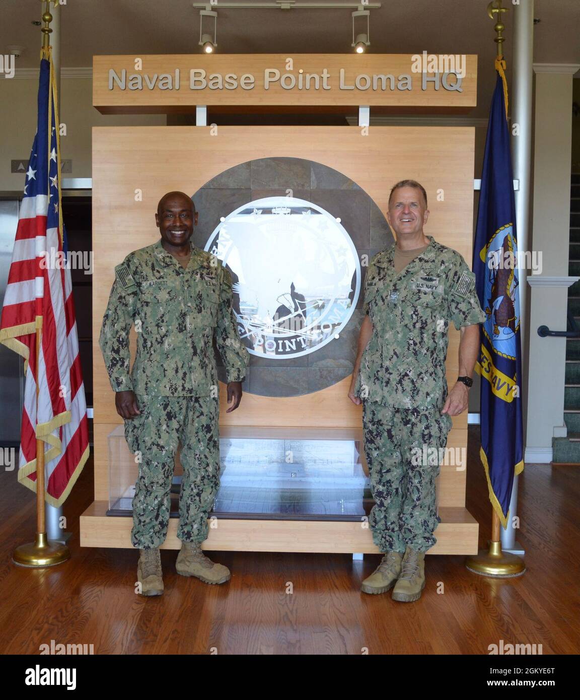 Rear Adm. Stephen D. Barnett, Commander, Navy Region Southwest, visited ...