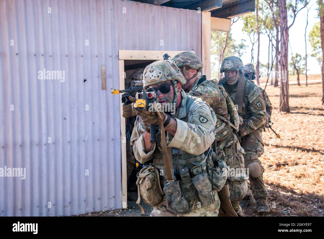 Alaska-based U.S Army paratroopers with 3rd Battalion, 509th Parachute Infantry Regiment, 4th ...