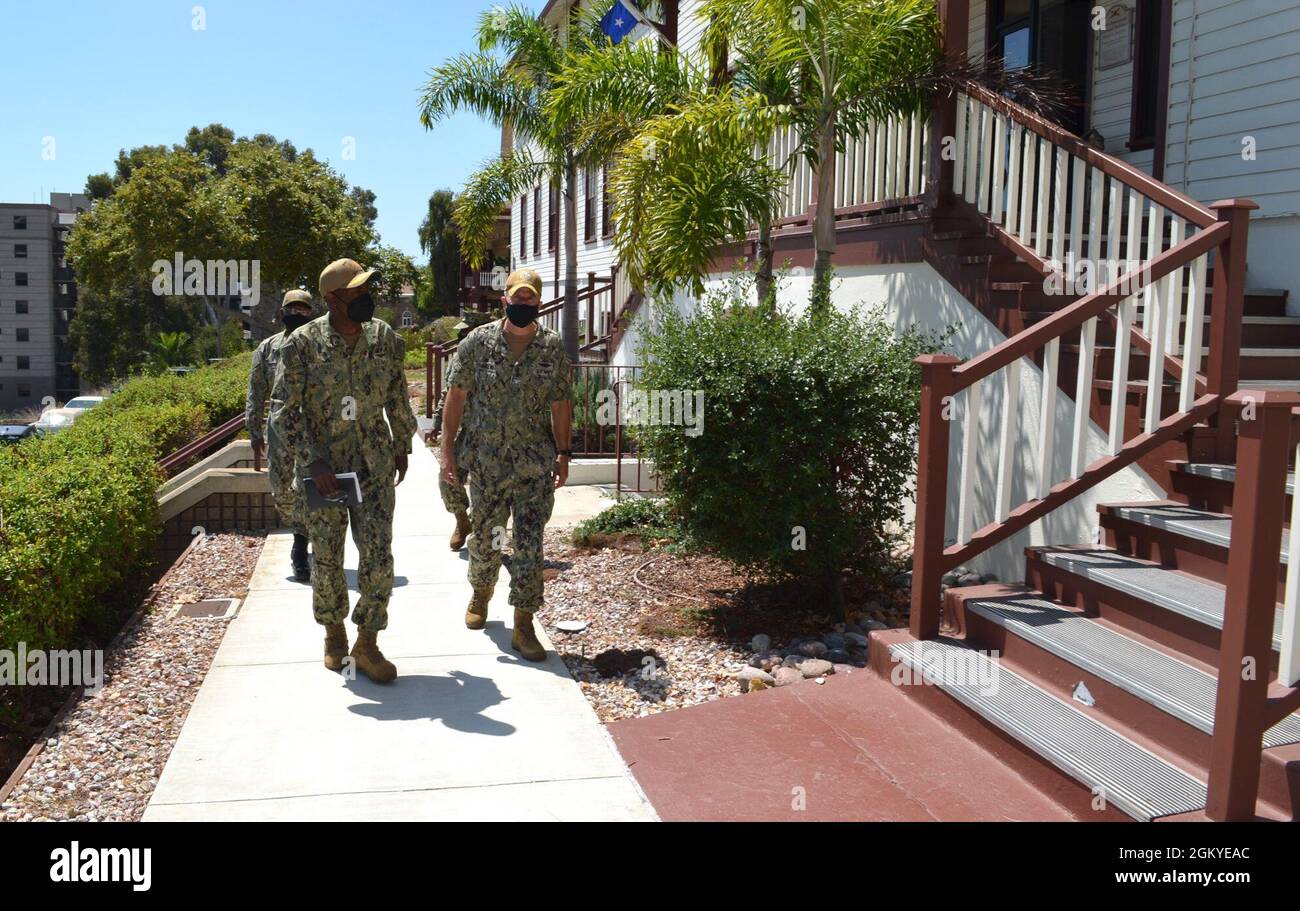 Rear Adm. Stephen D. Barnett, commander, Navy Region Southwest, visited ...