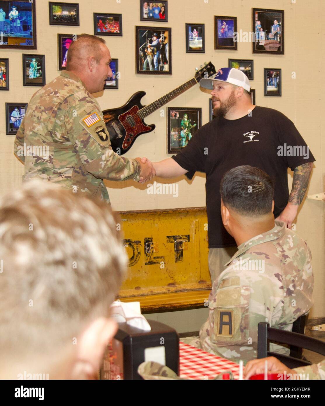 Maj. Gen. Richard F. Johnson, commanding general of Division West ...