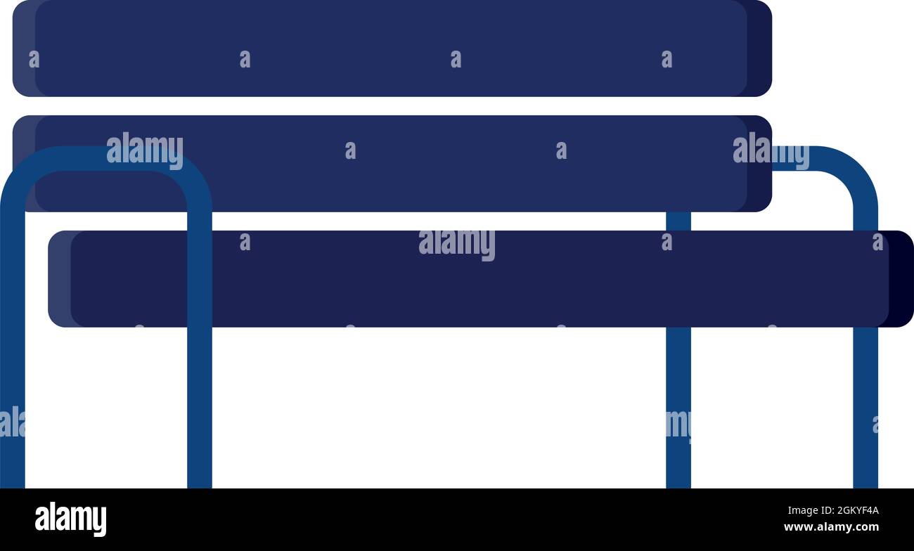 blue bench design Stock Vector Image & Art - Alamy