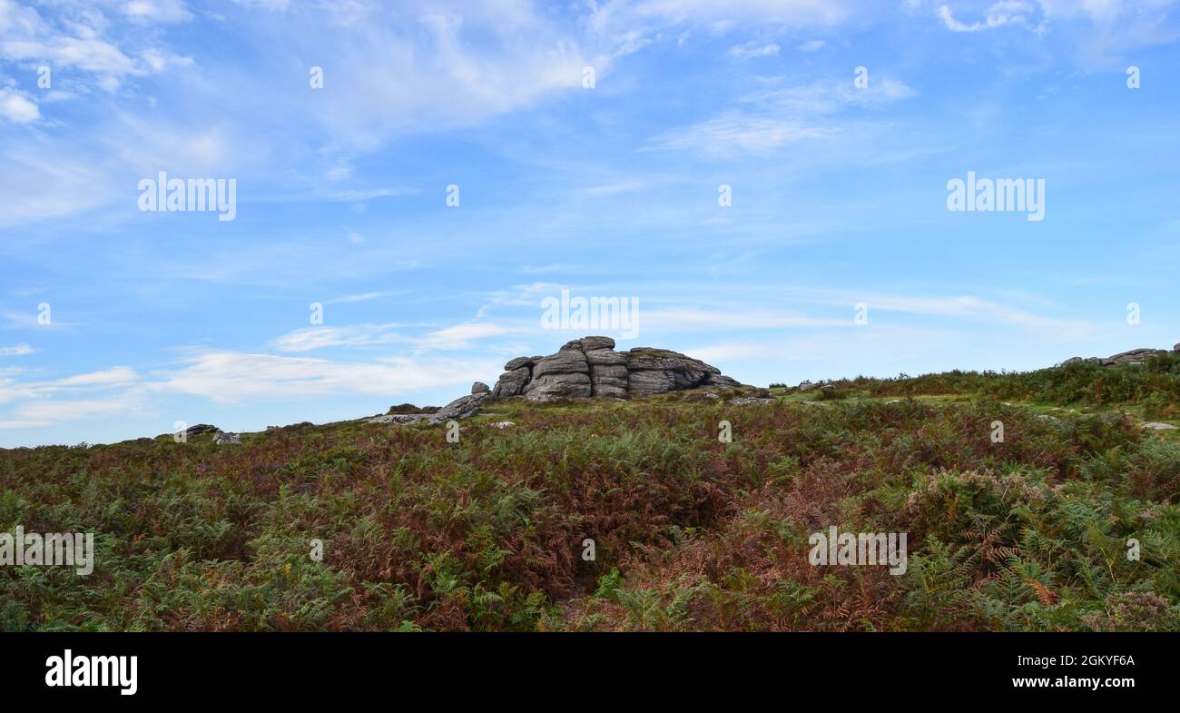 Saddle Tor 070921 Stock Photo - Alamy