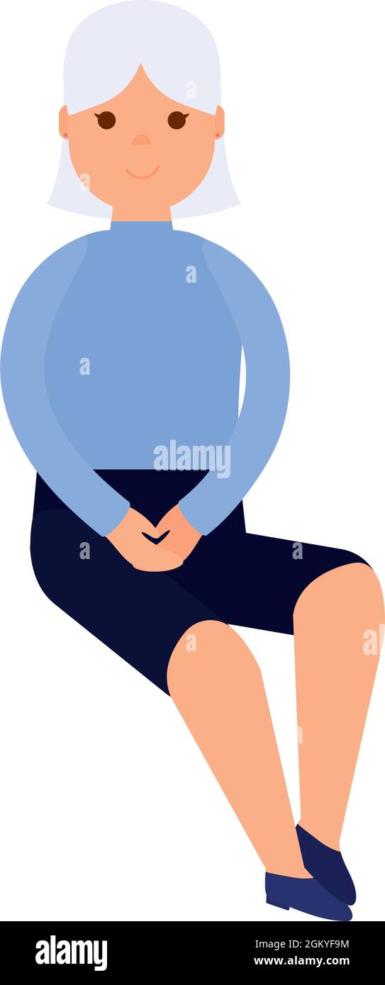 happy grandmother icon Stock Vector Image & Art - Alamy