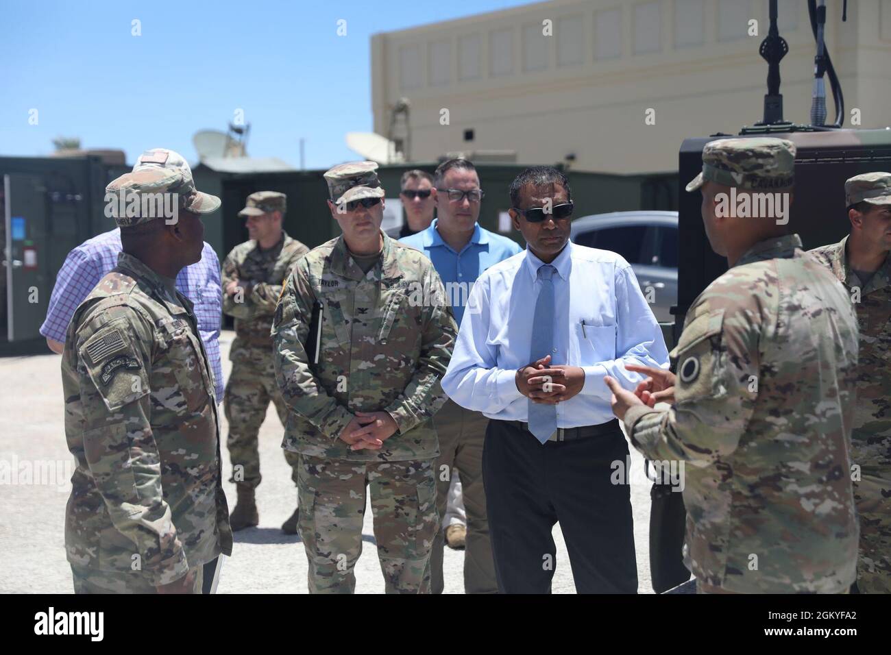 Leaders of the U.S. Army Pacific welcome Dr. Raj Iyer, chief ...