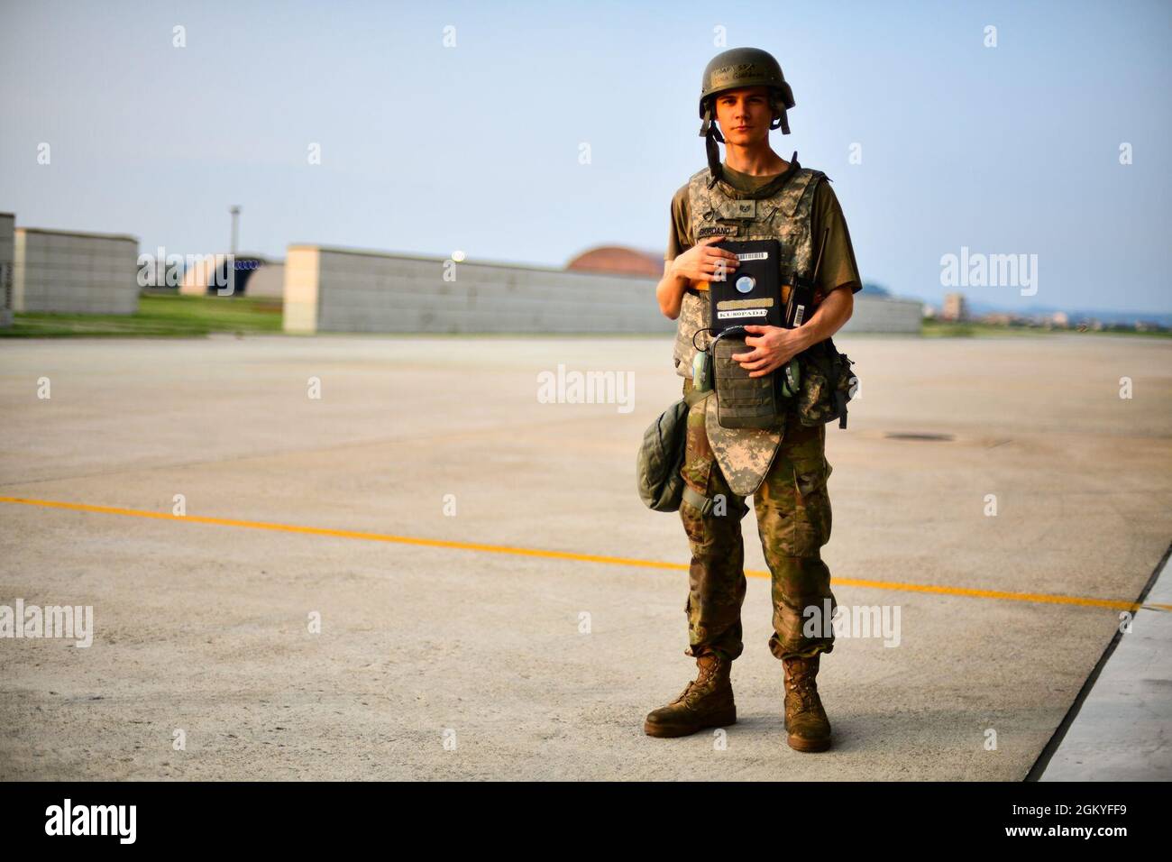 Staff Sgt. Luca Giordano, 80th Aircraft Maintenance Unit electrical and ...