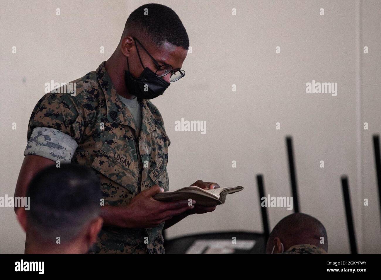 U.S. Marine Corps Staff Sgt. Christopher Logan, a Motor Operations ...
