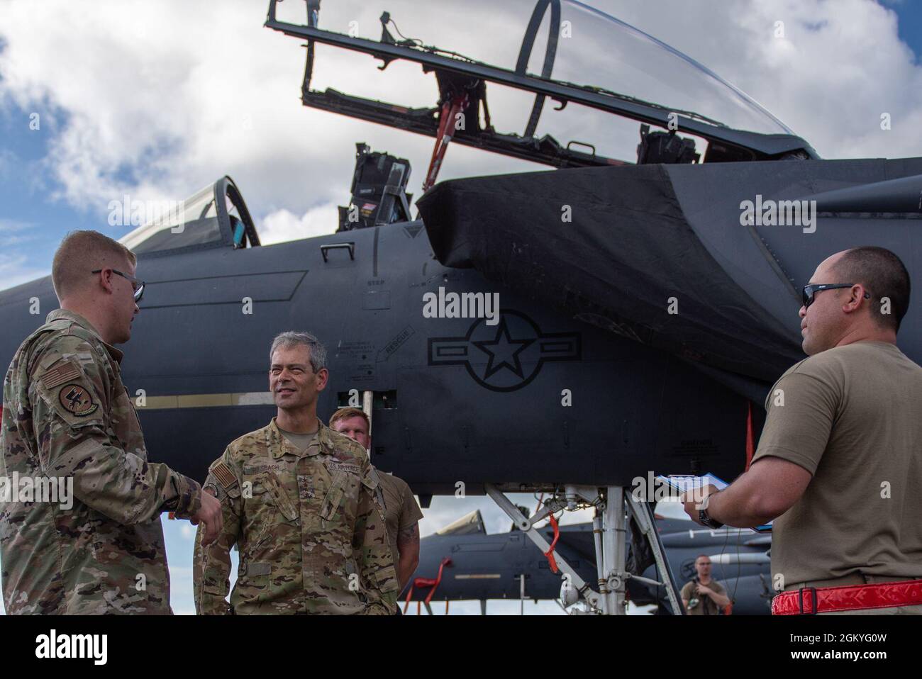U.S. Air Force Gen. Kenneth Wilsbach, commander of the U.S. Pacific Air ...