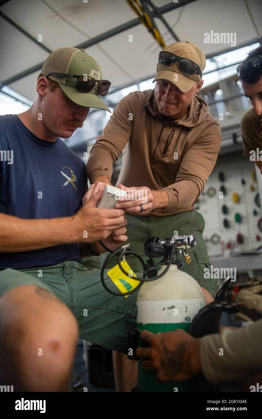 PANAMA CITY BEACH, Fla. – (July 28, 2021) Navy Diver 1st Class Nicholas ...