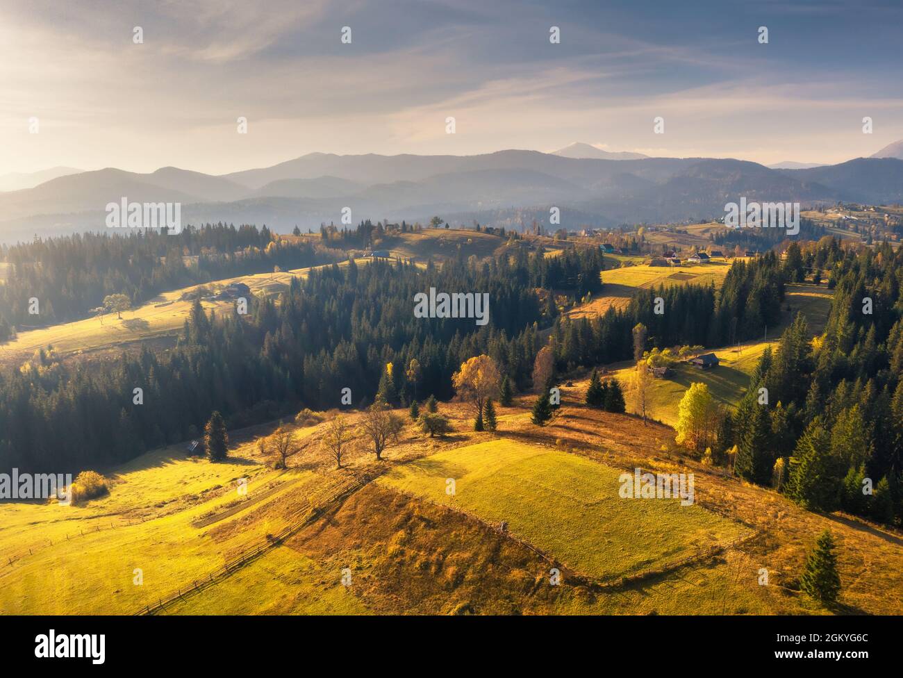 Beautiful hill village hi-res stock photography and images - Alamy