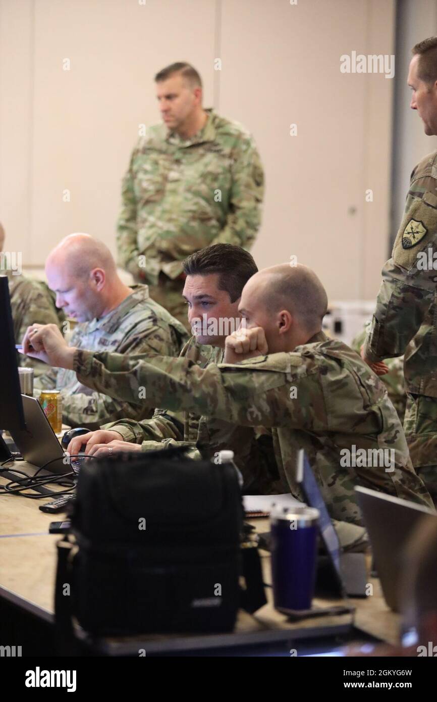 Hanover, Md. – U.S. Army National Guard Soldiers from four Cyber ...
