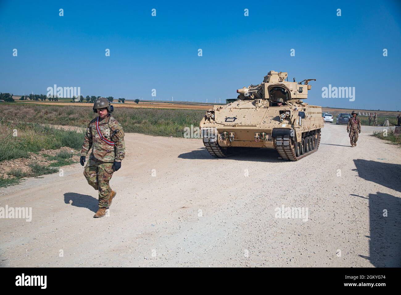 An "Iron Ranger" assigned to 1st Battalion, 16th Infantry Regiment, 1st ...