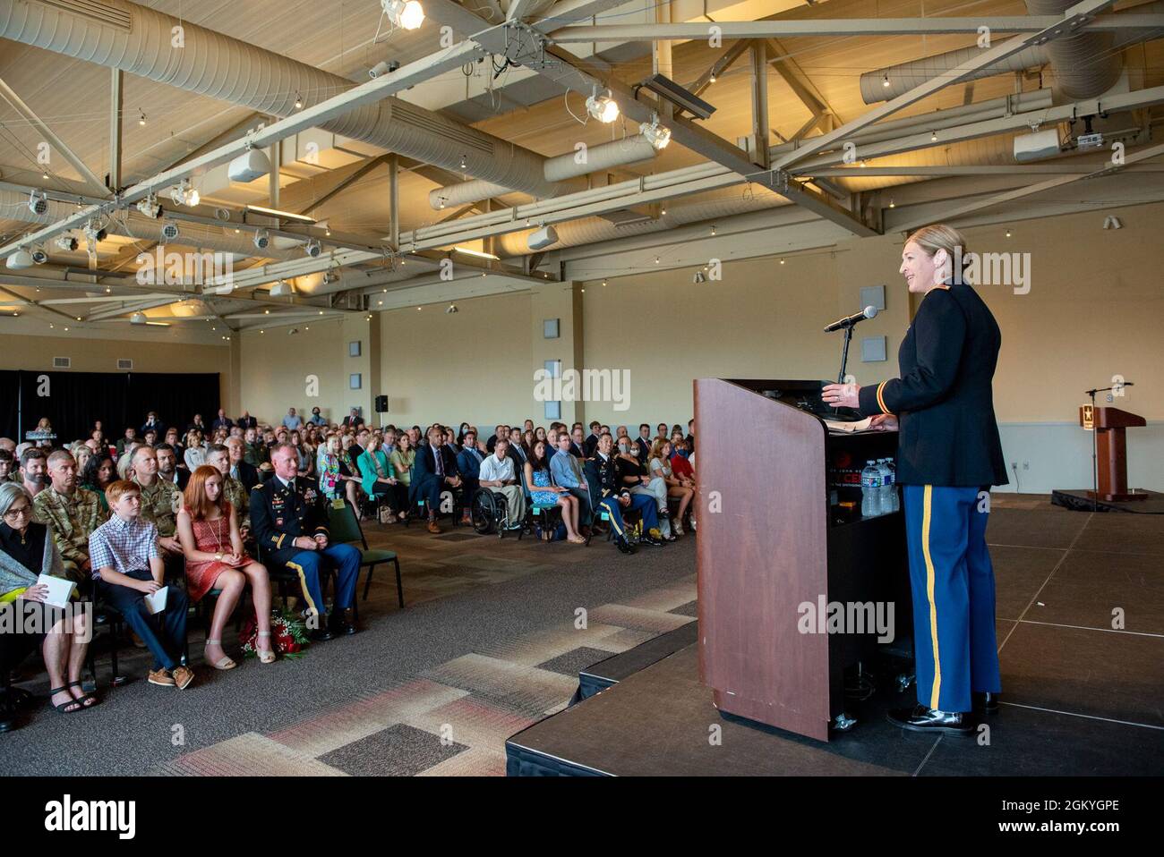 Col. Kimberly Peeples, commander of the U.S. Army Corps of Engineers ...