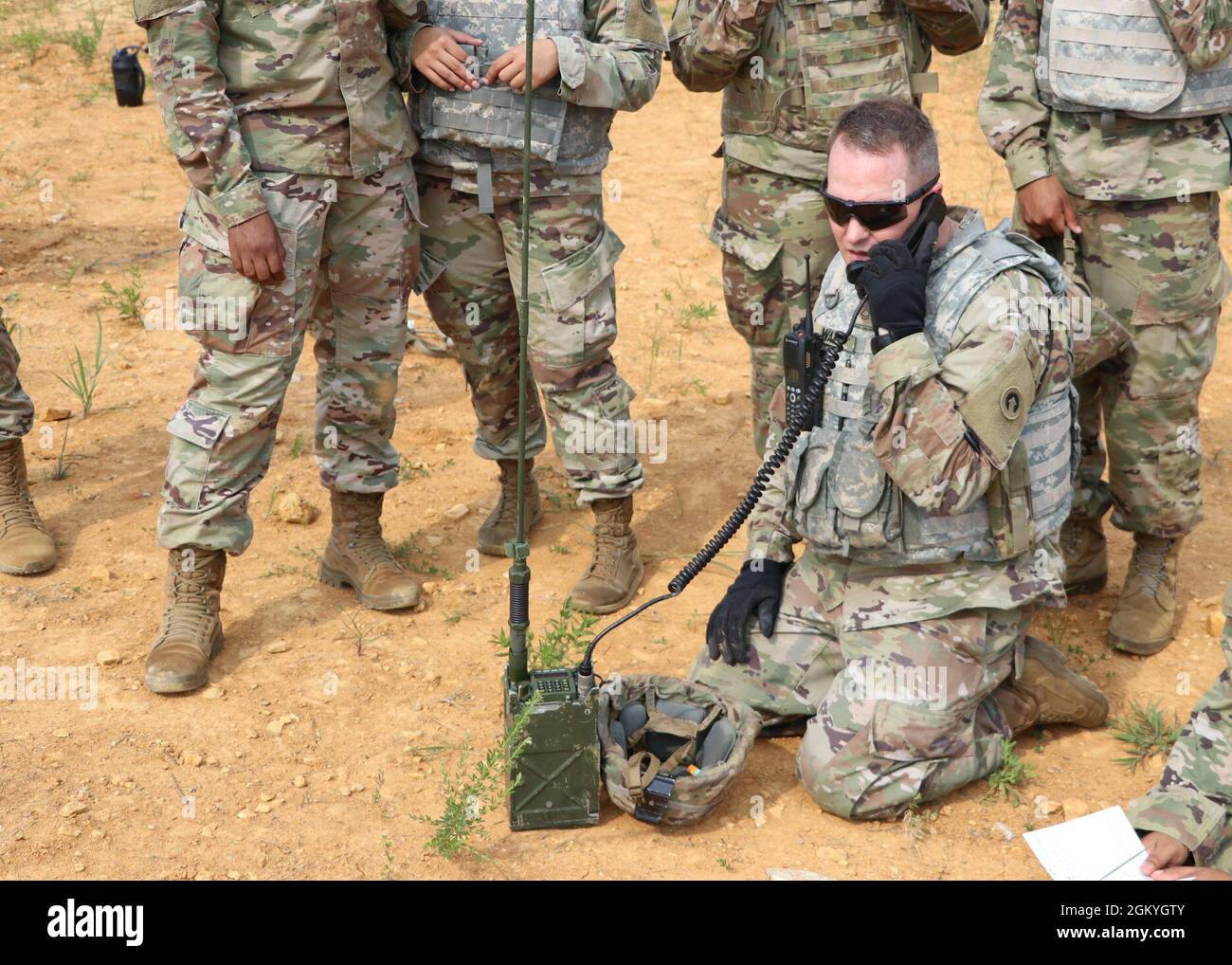 Sgt. 1st Class Trevor Ward, network management sergeant, 1st Theater ...