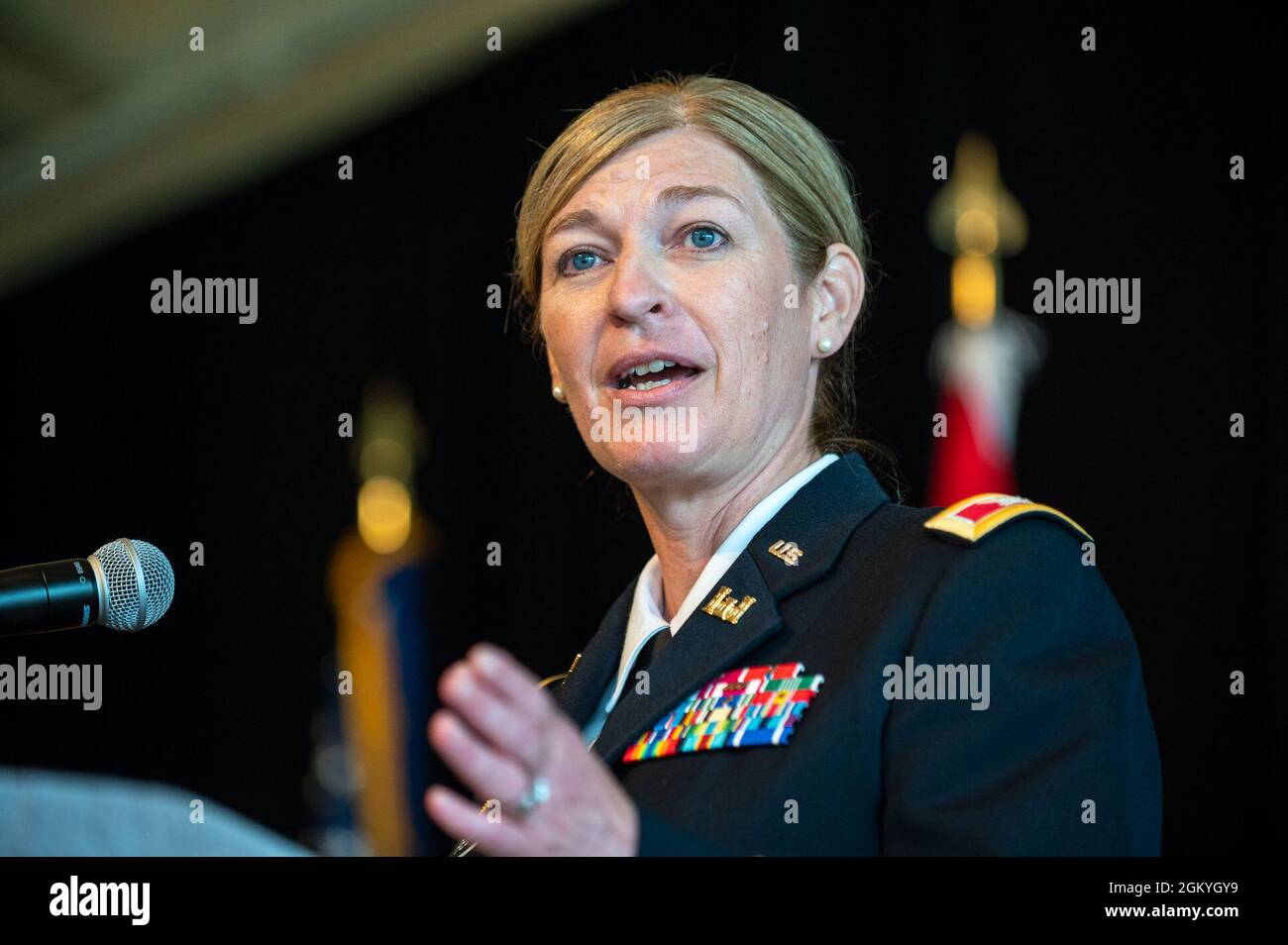 Col. Kimberly Peeples, commander of the U.S. Army Corps of Engineers ...