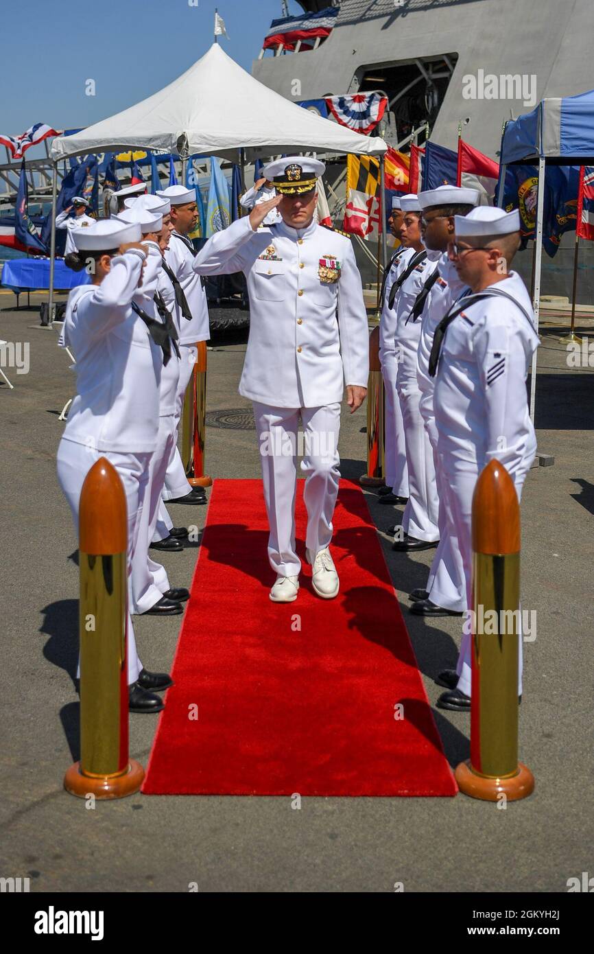 SAN DIEGO (July 29, 2021) Capt. John Fay, Commodore, Commander ...