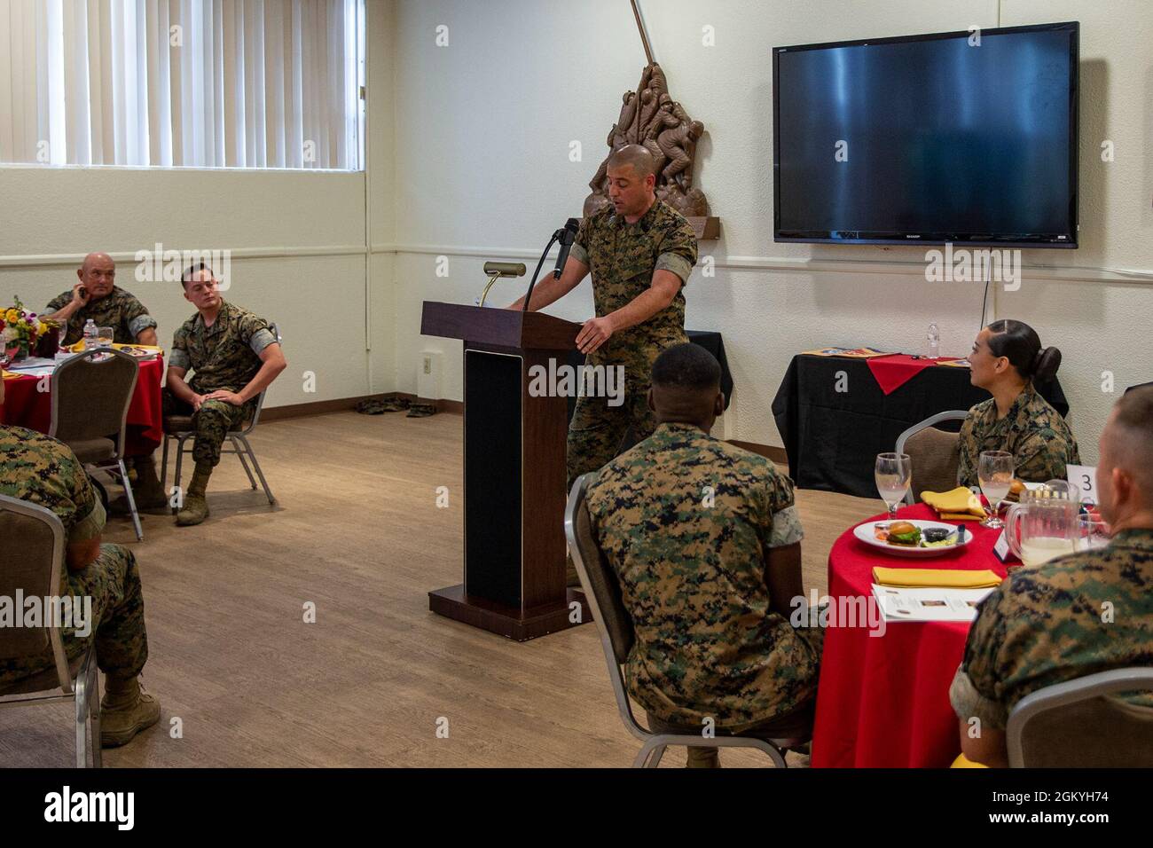 U.S. Marine Corps Sgt. Maj Don Ketchum, Headquarters Battalion, Marine ...