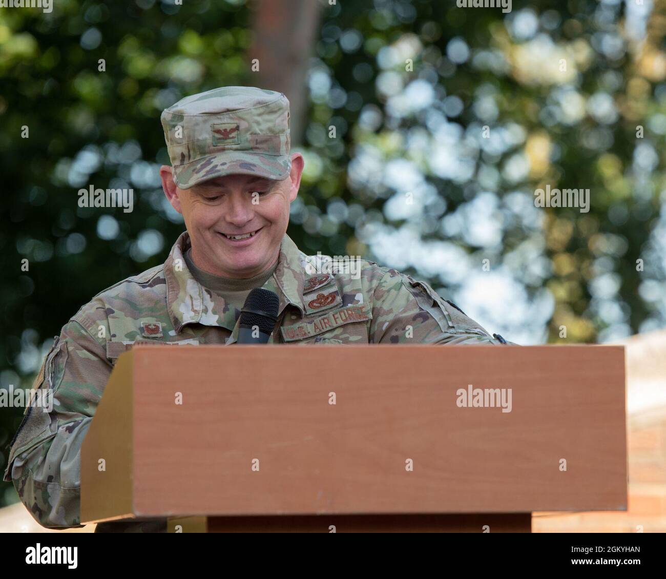 U.S. Air Force Col Dennis Phillips, 48th Mission Support Group ...