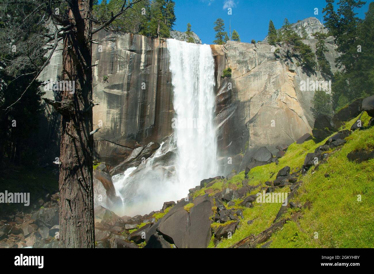 Vernal Falls at Yosemite National Park, California, USA Stock Photo - Alamy