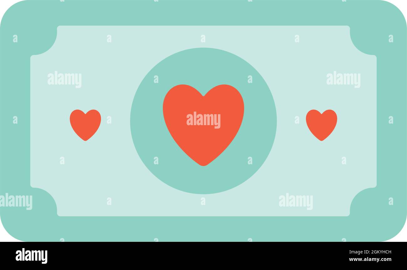 dollar with hearts Stock Vector Image & Art - Alamy