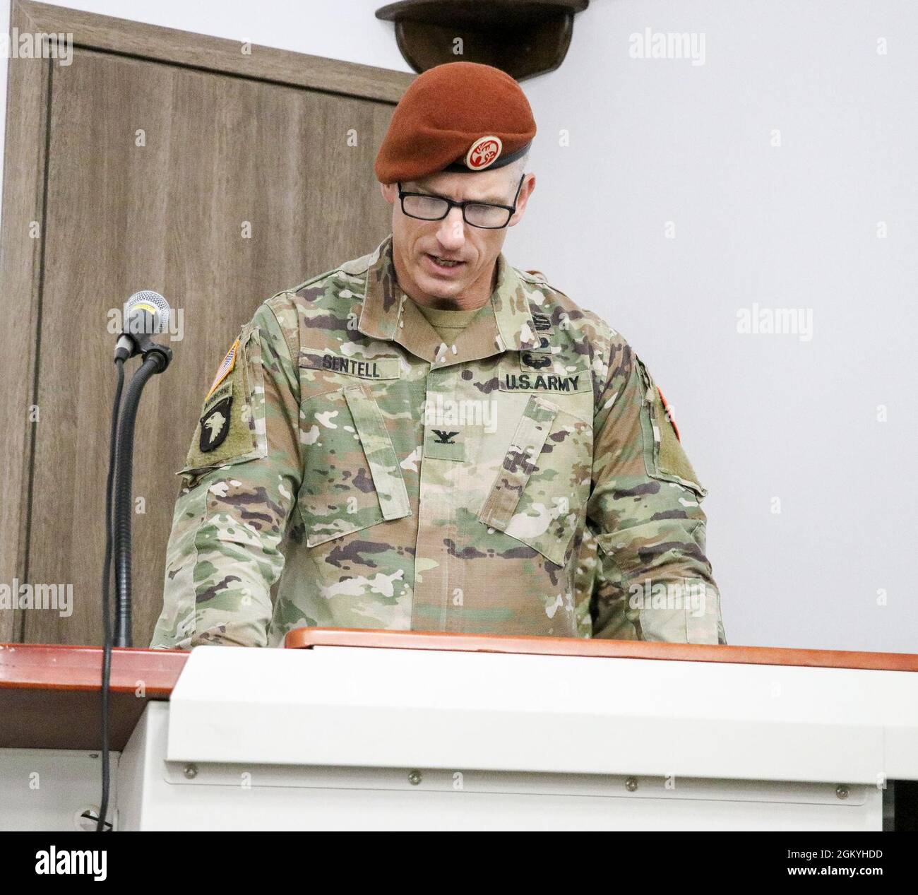 SINAI PENINSULA, Egypt - Col. Scott Sentell, the brigade commander of ...