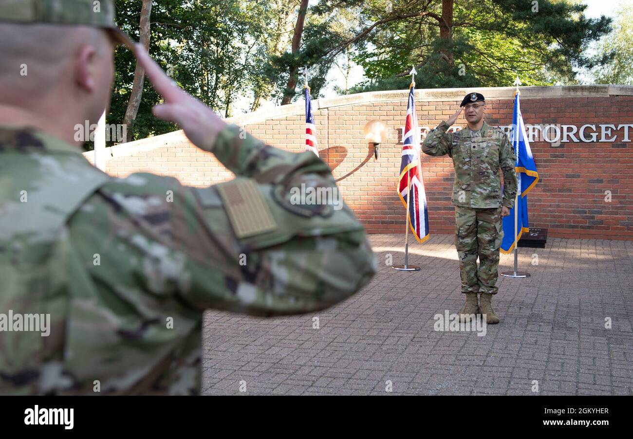 U.S. Air Force Lt. Col. Benjamin Washburn, incoming 48th Security ...