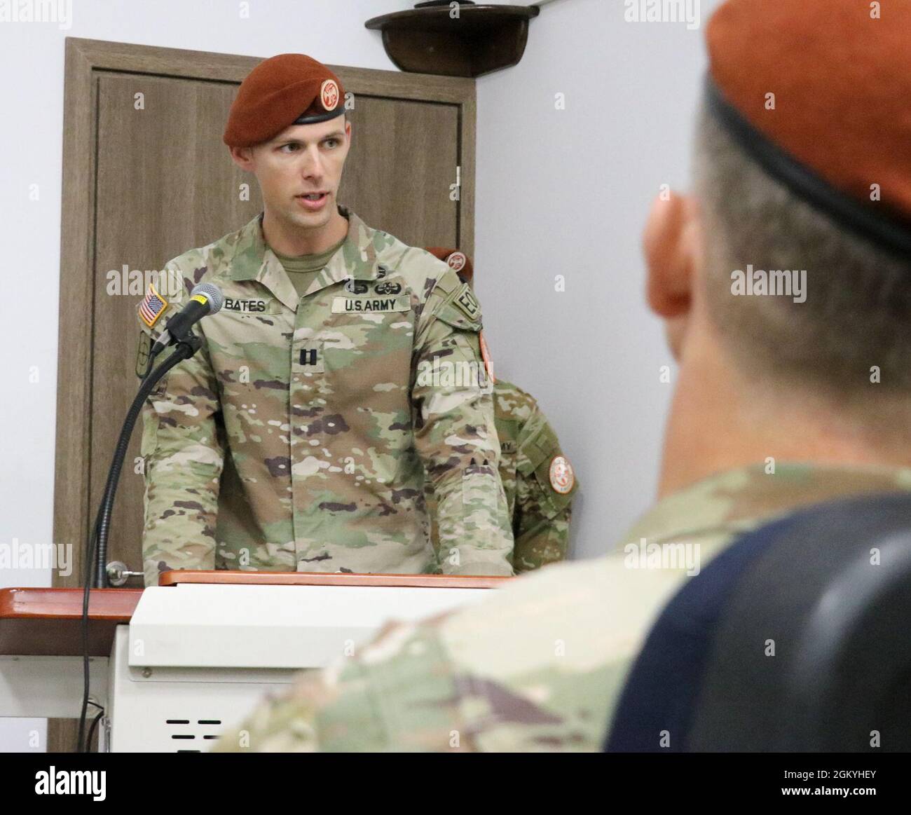 SINAI PENINSULA, Egypt - Capt. John Bates, the outgoing commander of ...