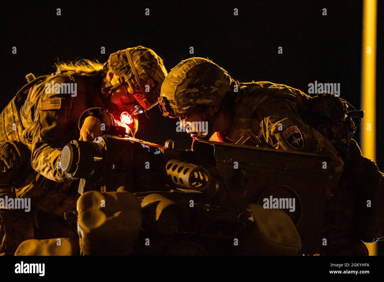 From left, U.S. Army Sgt. Alexis Apple and Spc. Jasmine Hartman from ...