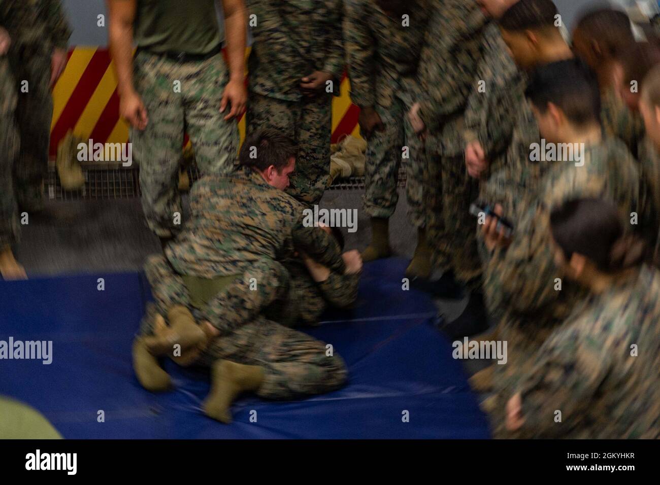 U.S. Marines with Marine Medium Tiltrotor Squadron 265 (Reinforced ...