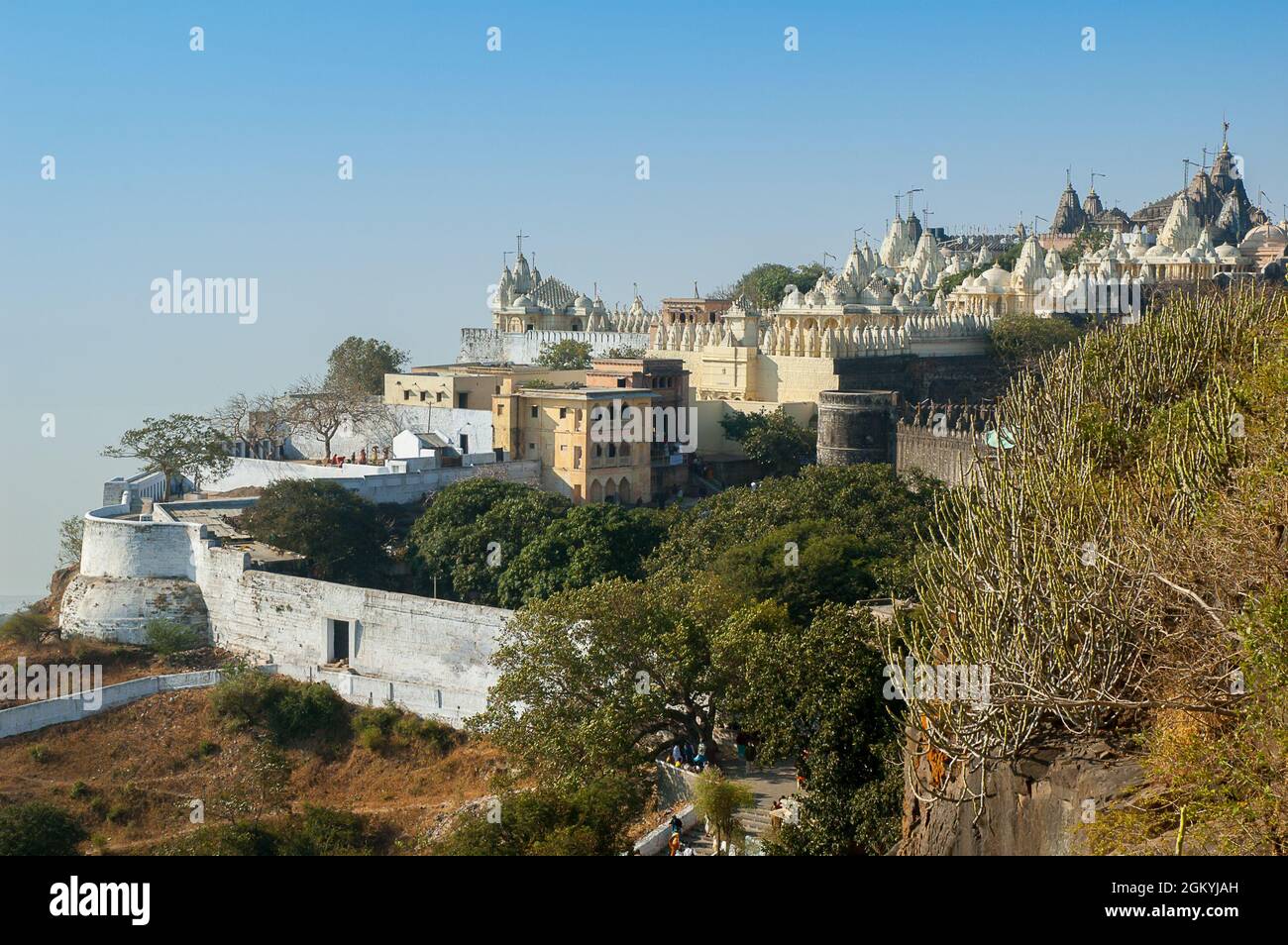 Jain Temples and shrines on Mount Satrunjaya near Palitana, Gujarat ...