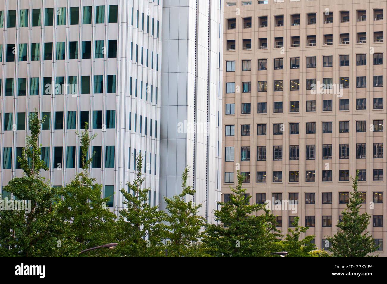Close view of modern architecture in Tokyo, Japan Stock Photo - Alamy