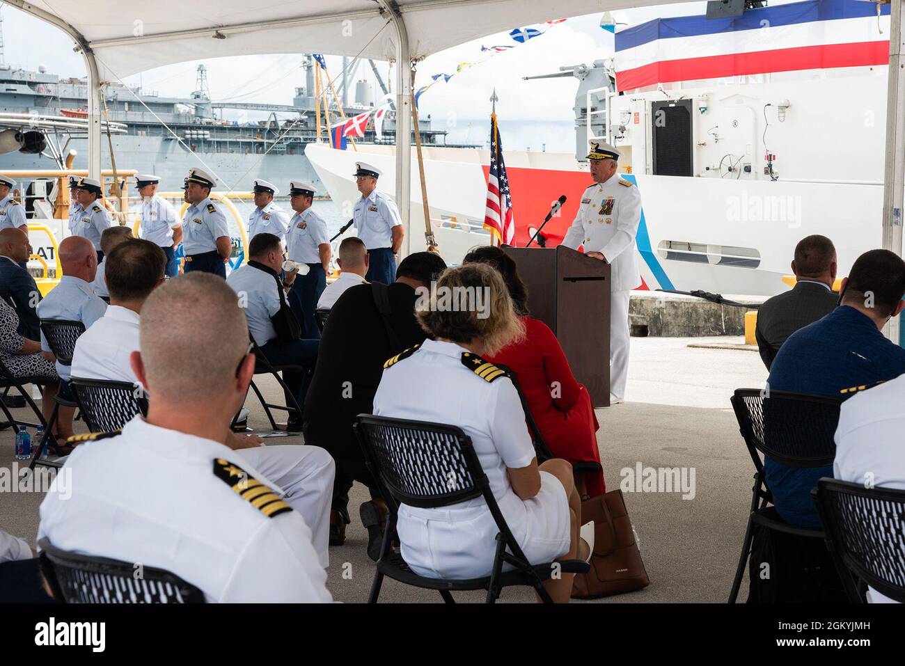 SANTA RITA, Guam (July 29, 2021) - Adm. Karl Schultz, commandant, U.S ...